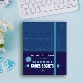 Organisation : Mon mini-carnet de codes secrets Mémoniak Editions 365